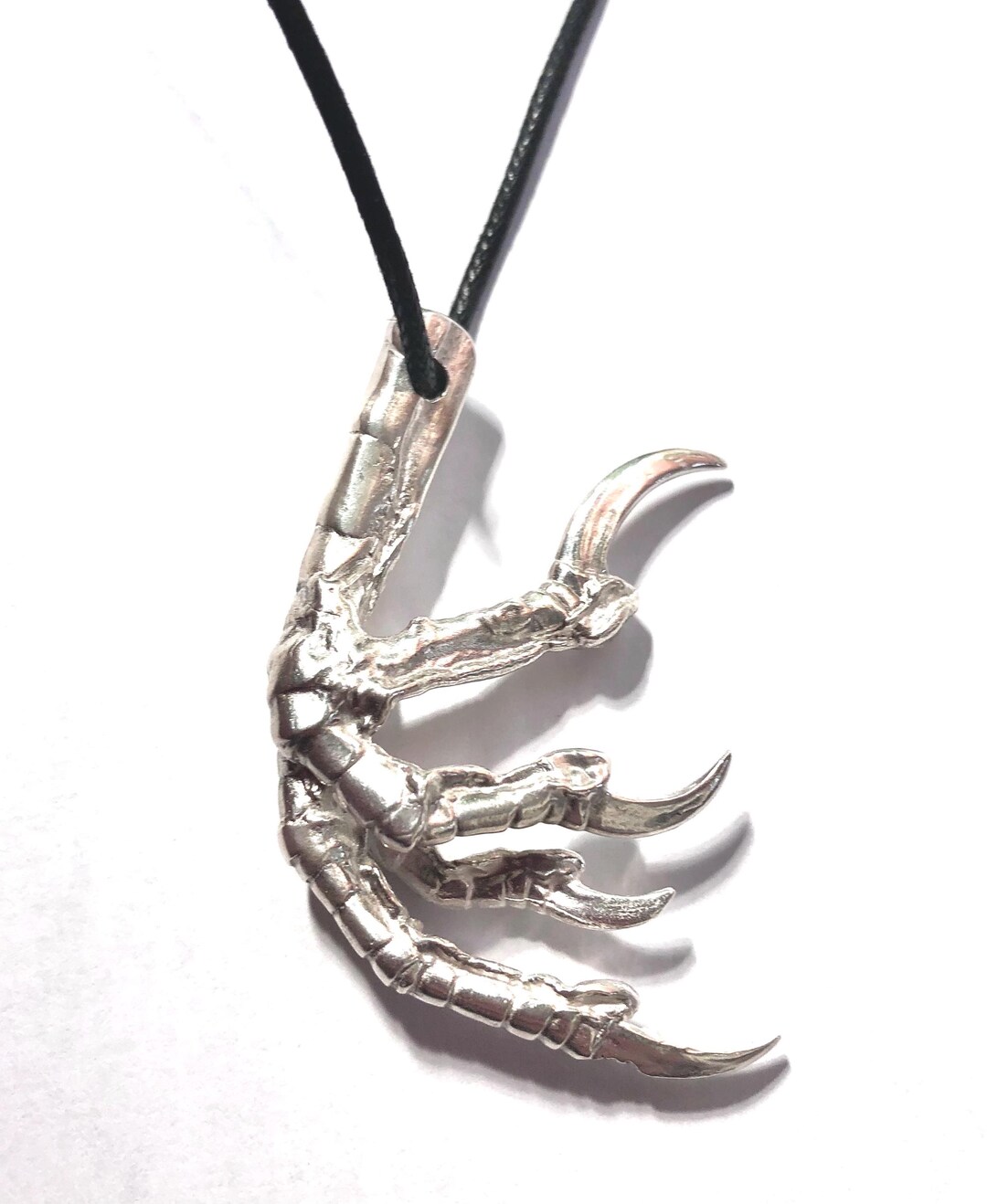Raven Foot Raven Claw Silver Occult Crow Jewelry Wiccan Chocker Witchy ...