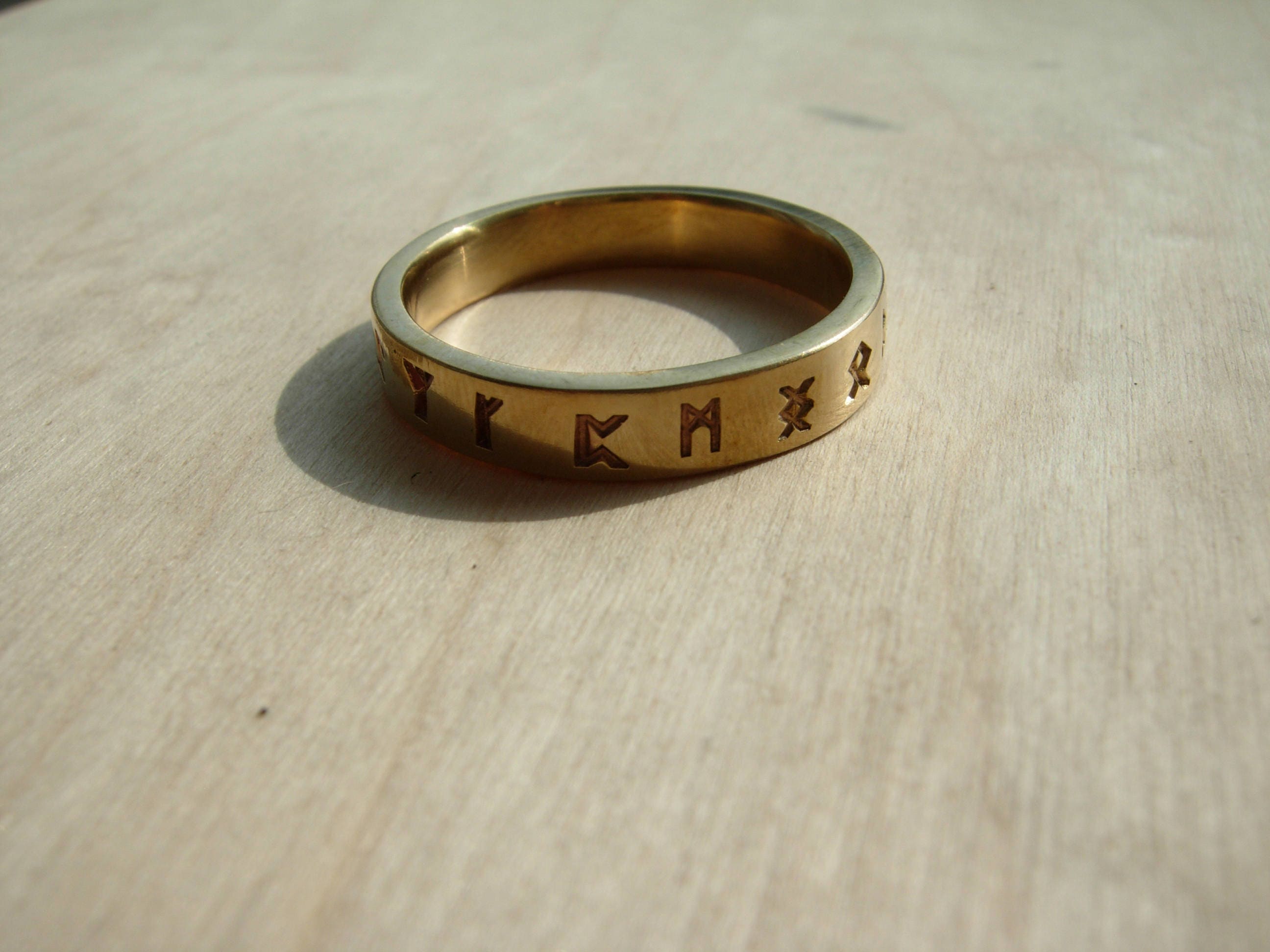 Personalised Rune Ring Made to ORDER Specially for You Viking | Etsy