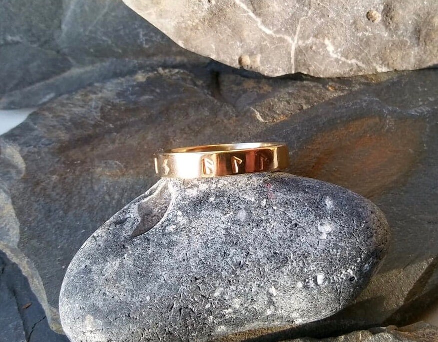 Rune Ring destiny IS All Norse Ring With Runes - Etsy