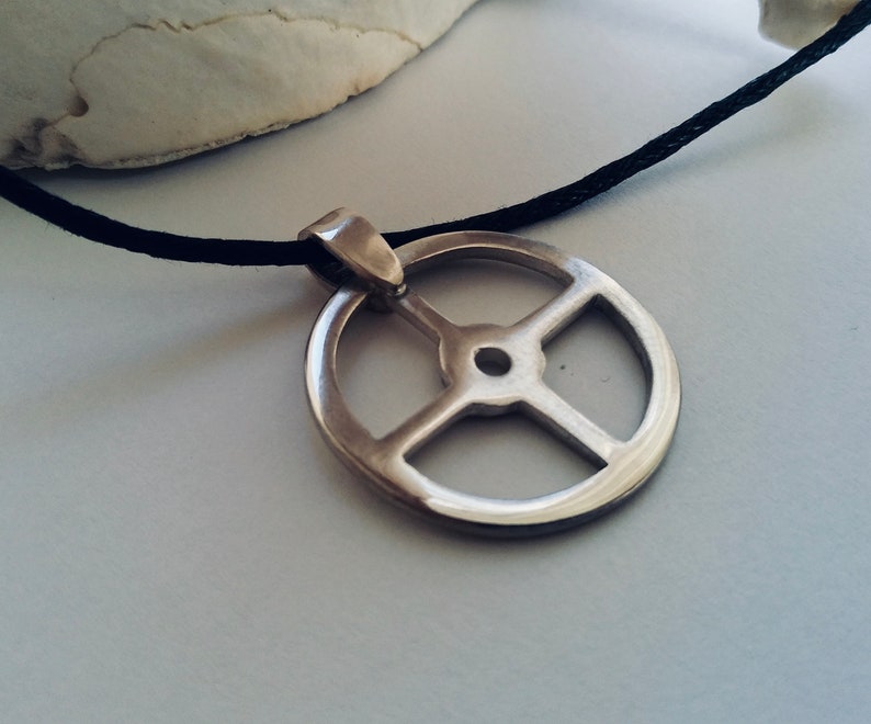 Norse Sun Cross Silver. Sun Wheel Pendant. Celtic Norse - Etsy