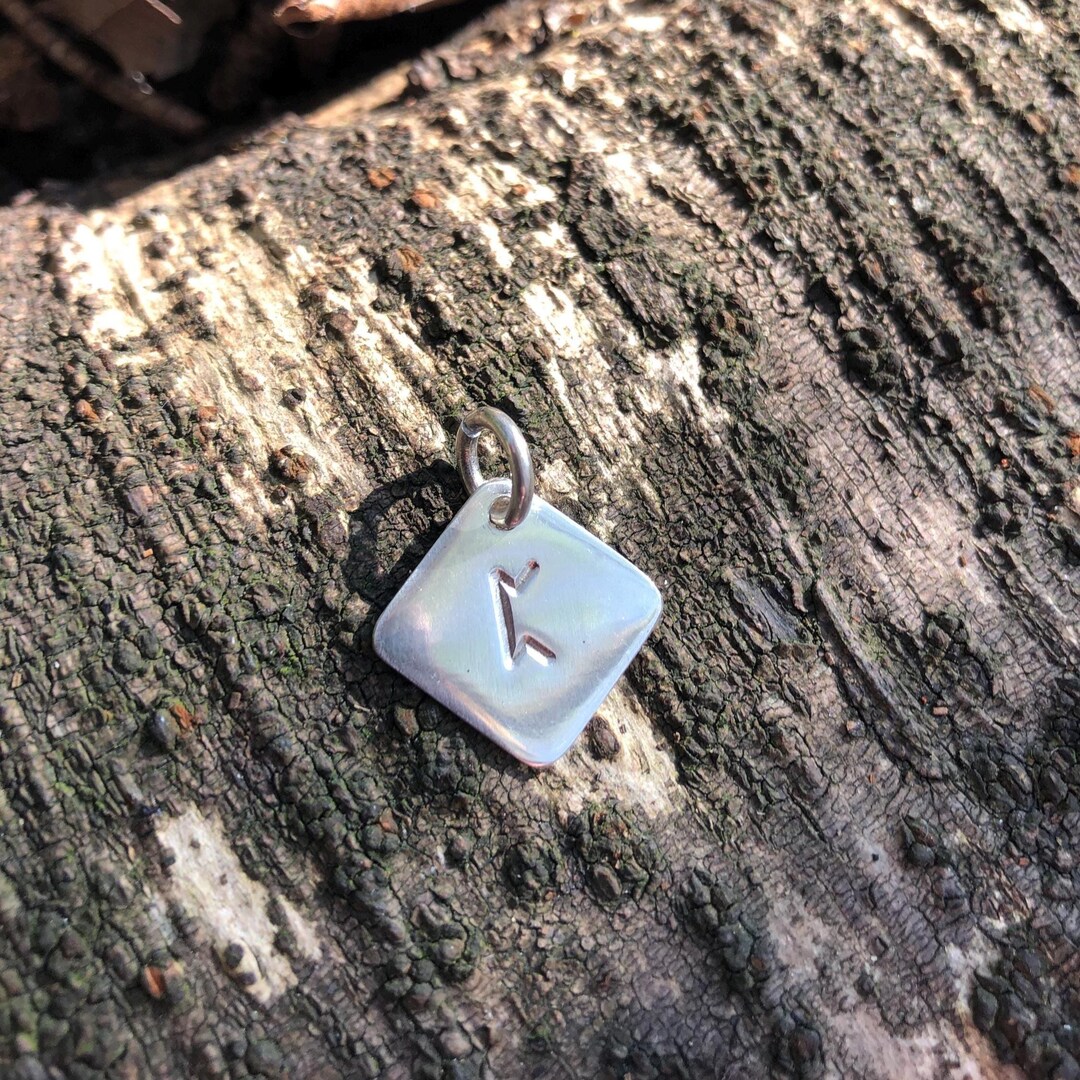 Perthro Rune Pendant Elder Futhark Runes Amulet - Etsy UK