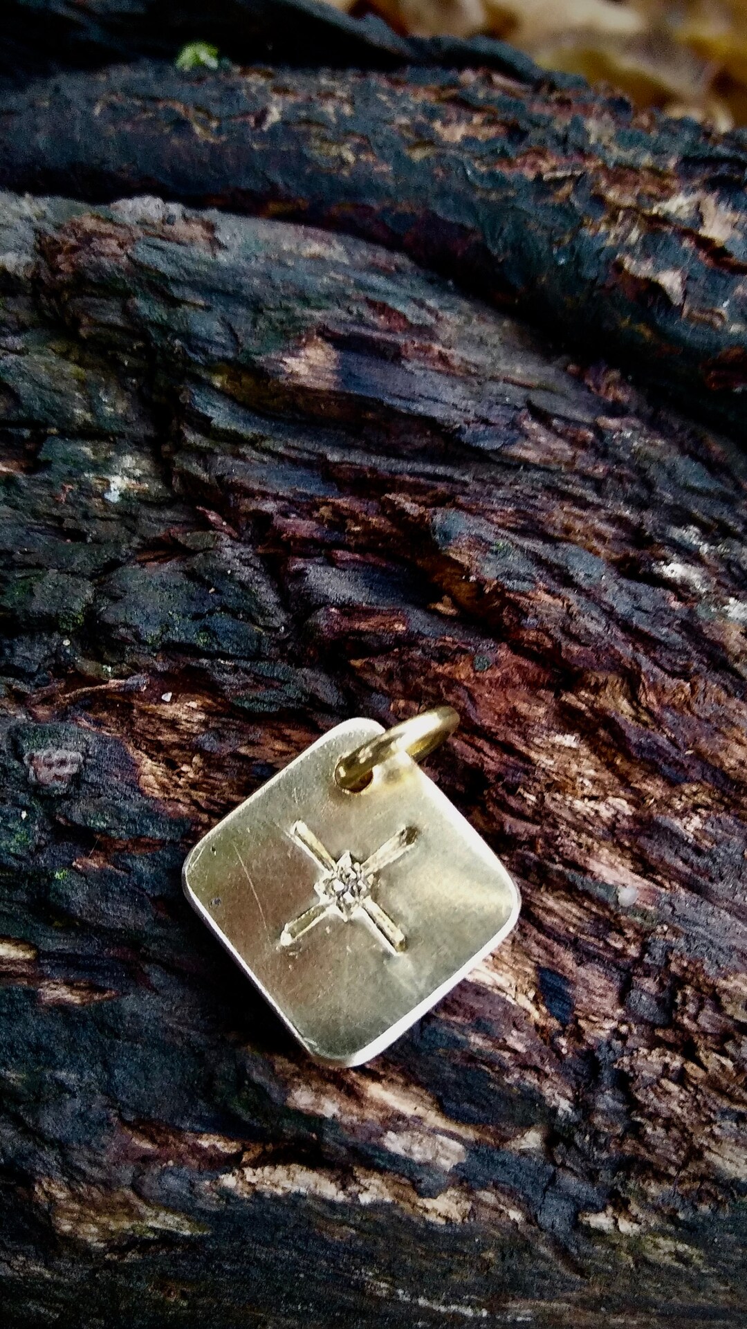 Anglo Saxon Rune GAR, Gungnir. Odin's Spear. Hand Stamped From Brass ...