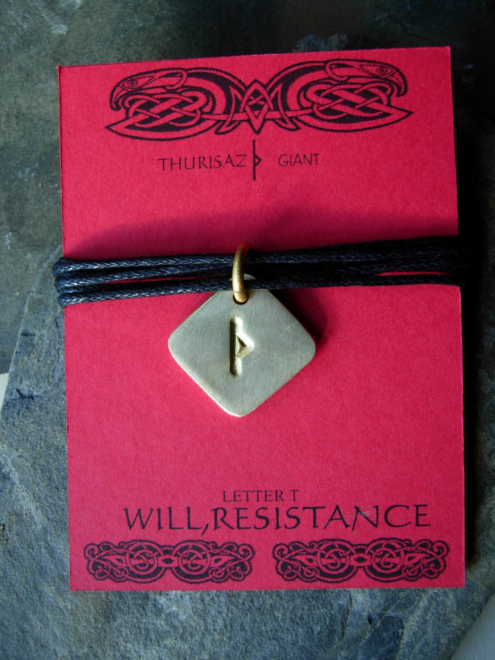 Thurisaz Thorn Thurs T Rune Pendant Runes Jewelry Runic Amulet - Etsy