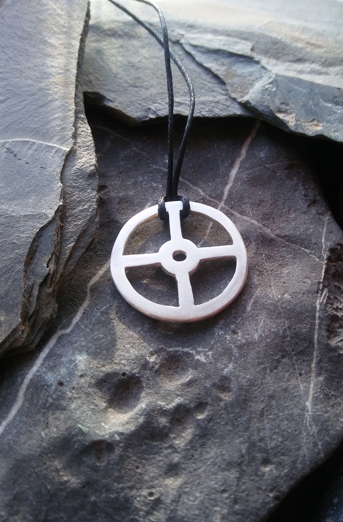Solar Cross Necklace Norse Sun Wheel Pendant. Celtic - Etsy