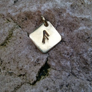 Ansuz Rune Pendant Ass Odin's Rune Messenger's Rune - Etsy