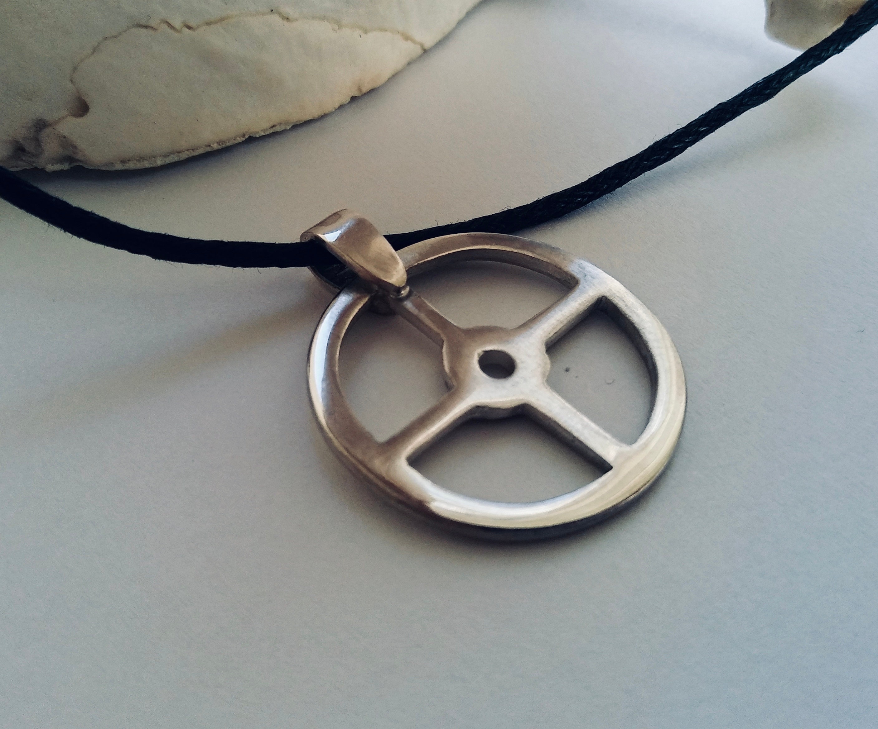 Handmade Solar Cross Pendant: Norse Sun Wheel, Celtic Taranis - Etsy