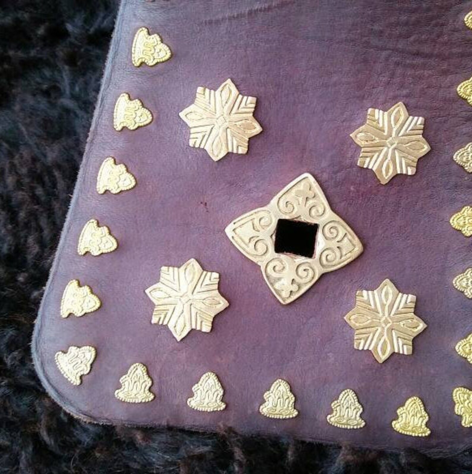 Birka Bag Stud Pouch Mount Metal Plates Viking Pouch Belt Bag DIY ...