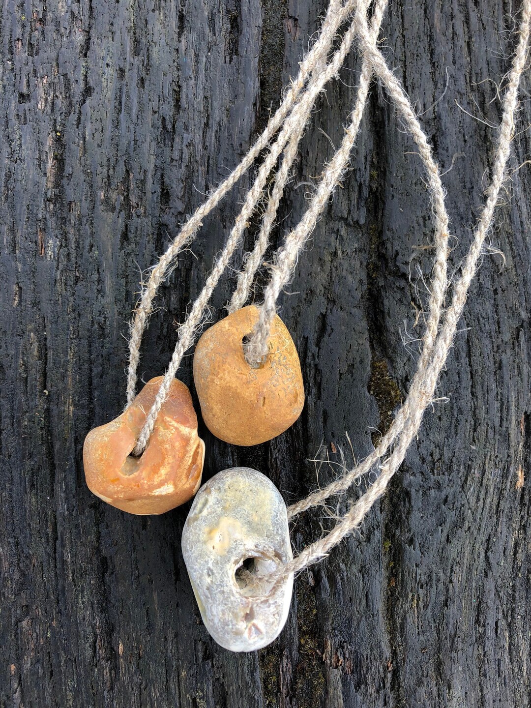Medium Hag Stone - Holey Pebbles - Odin Stone - Witchy Natural Hollow ...