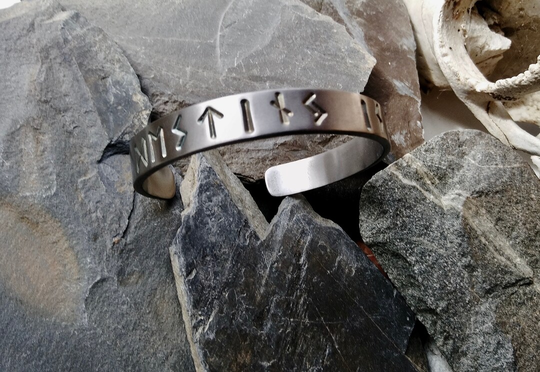 Bracelet DESTINY IS ALL Uhtred the Last Kingdom Fan Viking Rune Arm ...