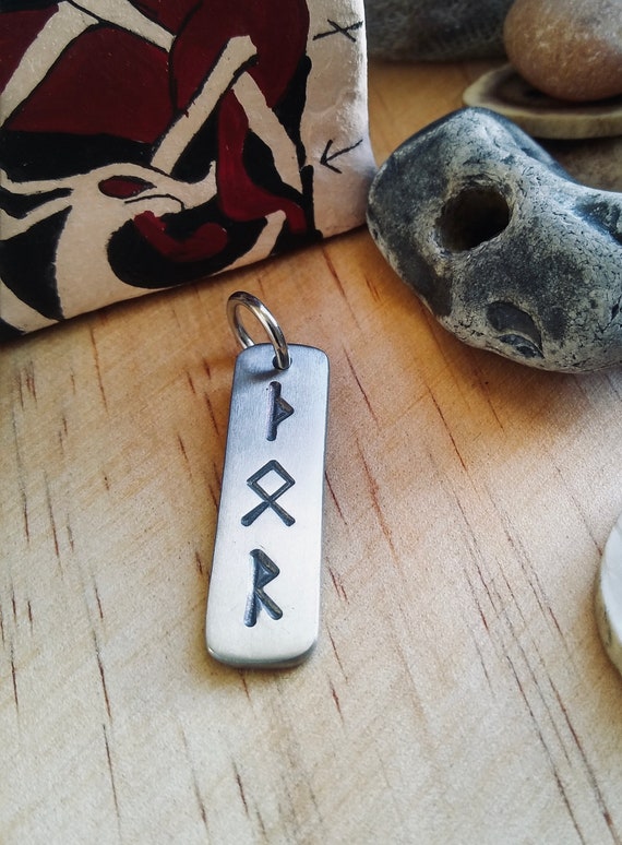THOR Rune Pendant TOR Thunder God Titanium Pagan Amulet - Etsy UK