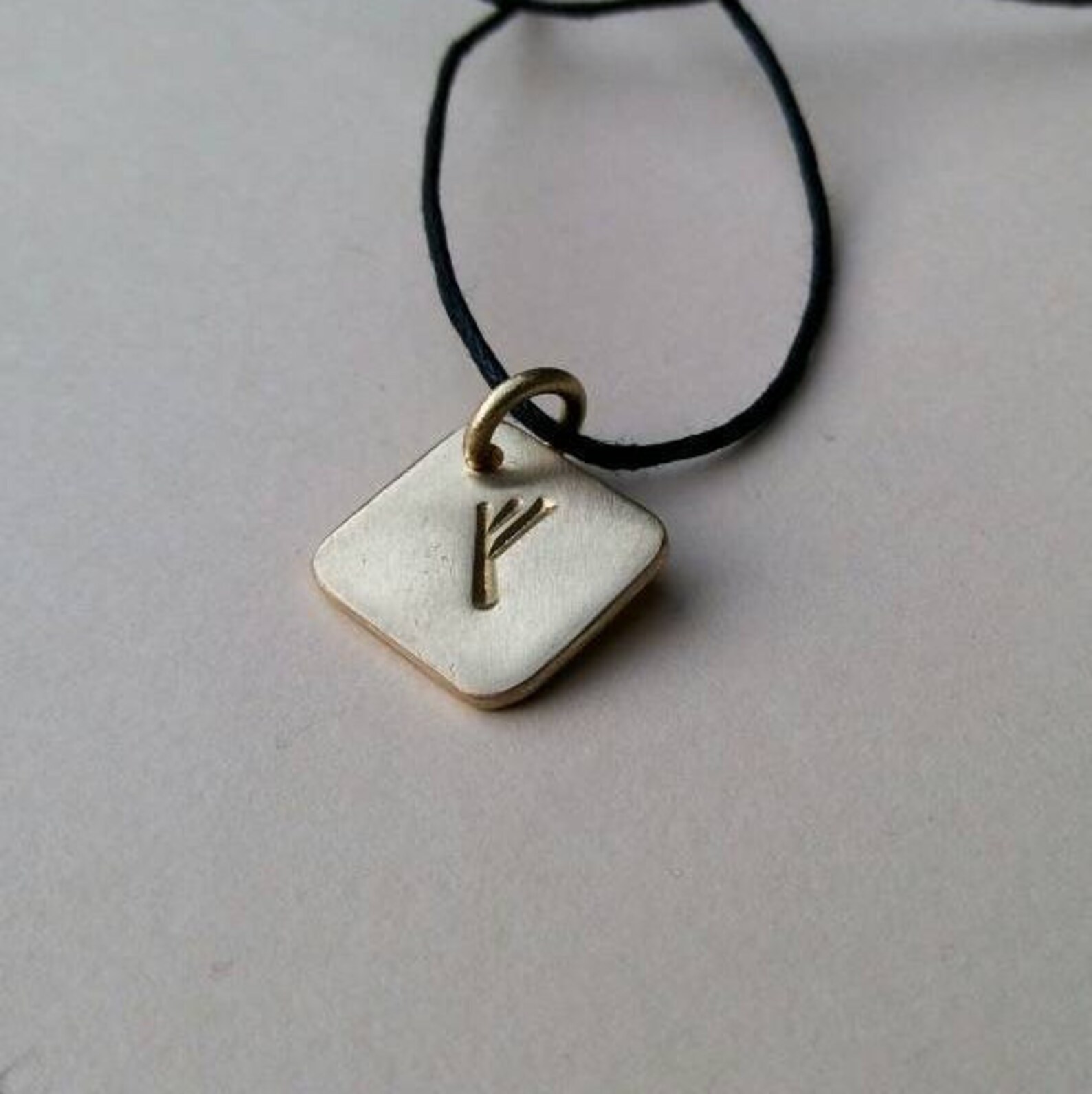 Fehu Fe F Rune Pendant Elder Futhark Wardruna Birthday - Etsy
