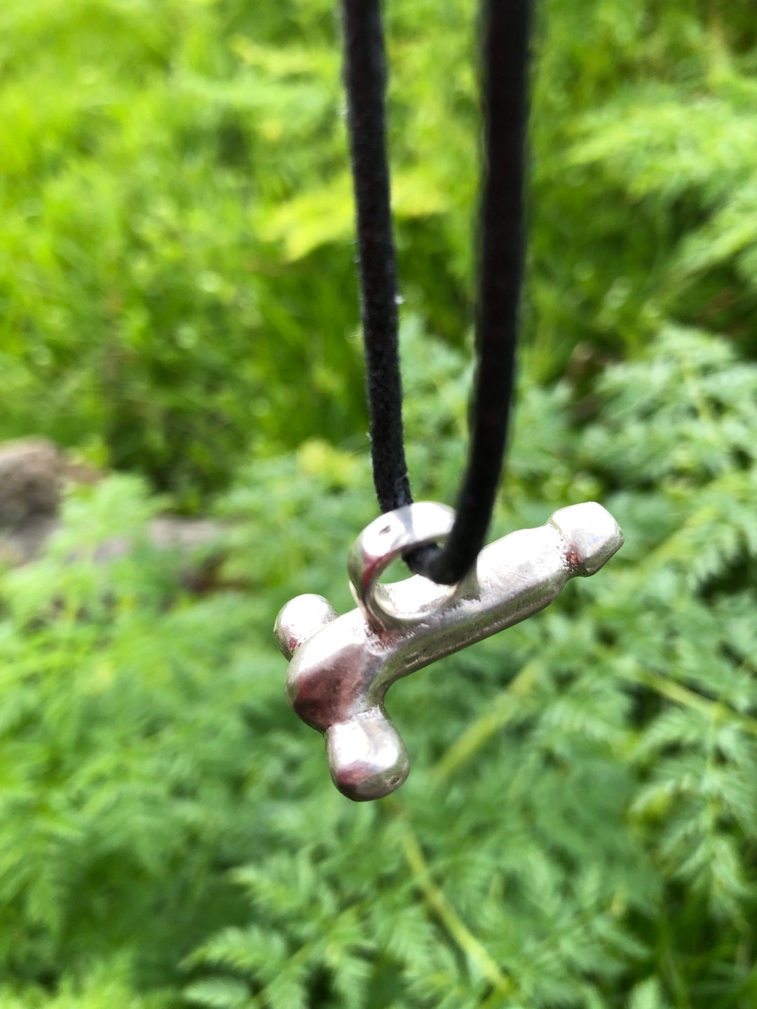 Phallus Necklace Penis Amulet Roman Fascinus Pendant Sterling Silver ...
