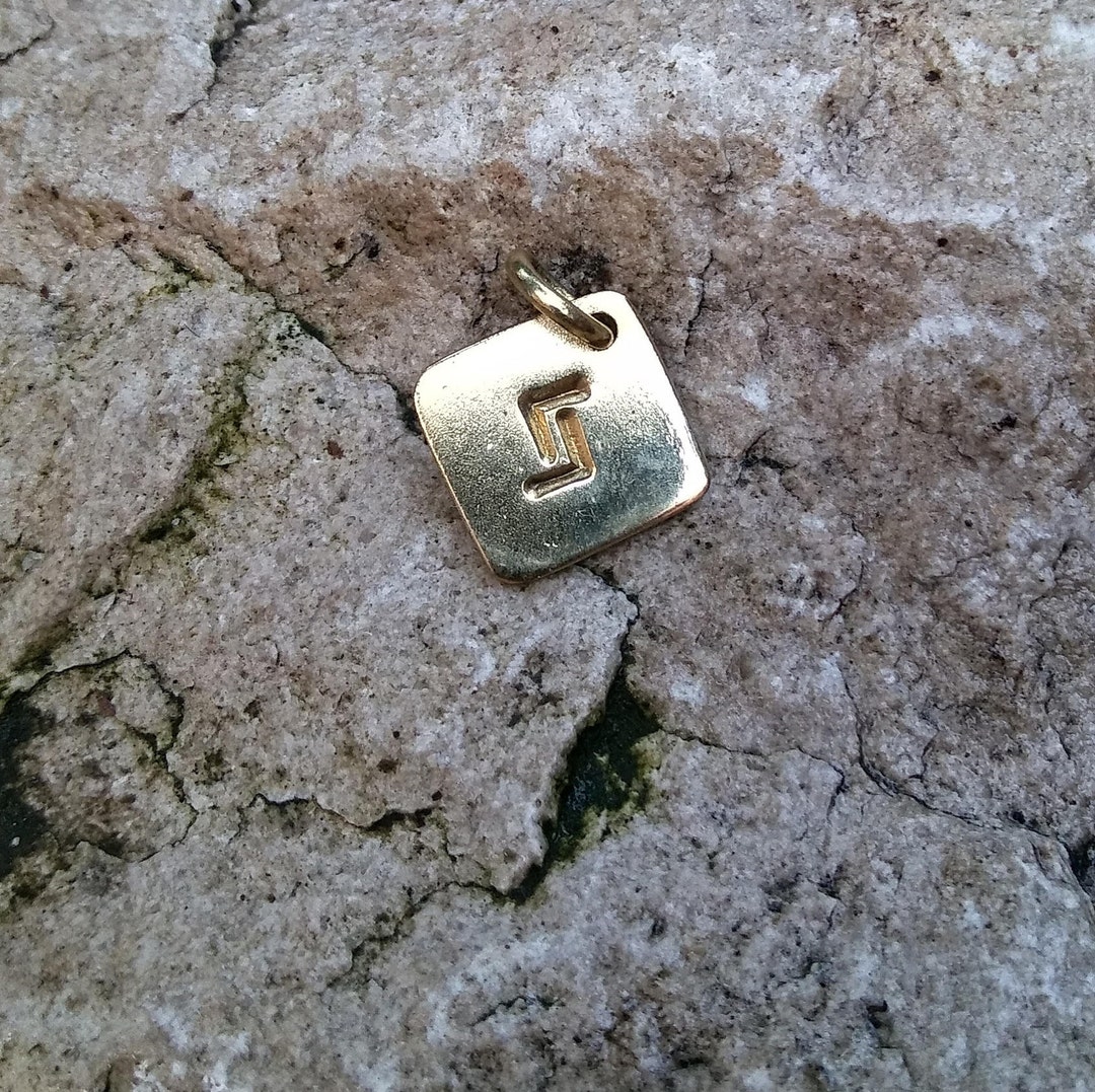 Rune Jera Runic Nordic Pendant Runes Hand Forged Pagan - Etsy