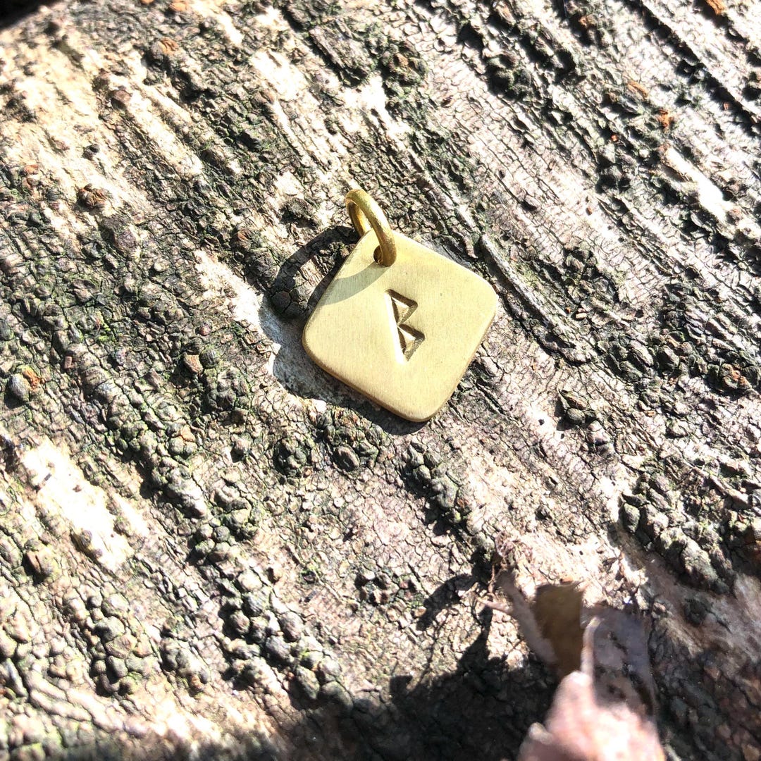 Berkana Bjarkan Beorc Rune Layering Pendant - Viking - Anglo-saxon ...