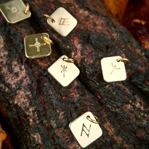 Anglo Saxon Rune GAR, Gungnir. Odin's Spear. Hand Stamped From Brass ...