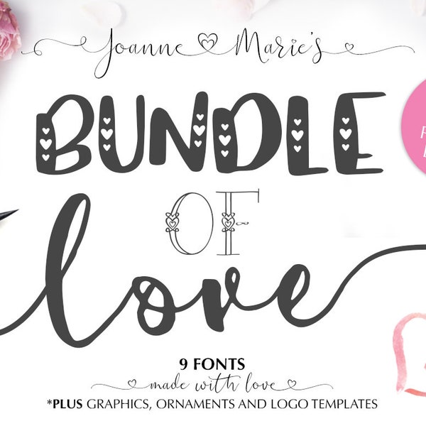 Heart Swash Font - Etsy UK