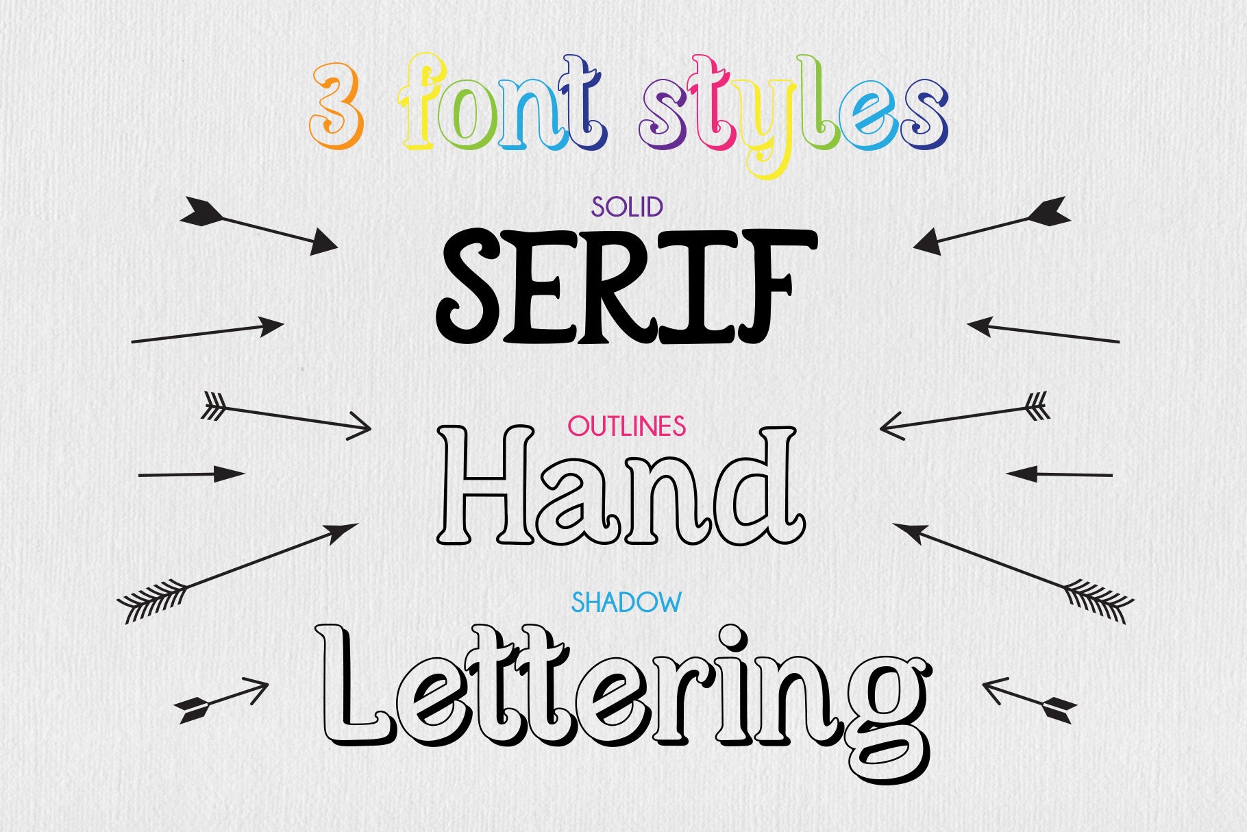 Serif Hand Lettering Font Free Svg Files Hand Lettered Svg Serif Font ...