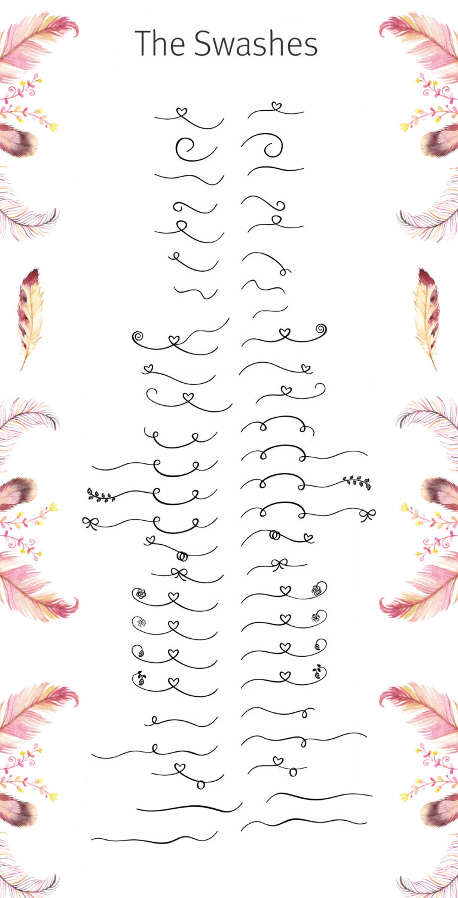 Wedding Font Script Font Featherly Bold Font Calligraphy Font Cursive ...