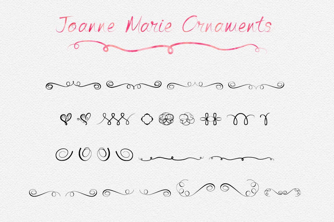 Calligraphy Font Joanne Marie Calligraphic Font Elegant Fonts Wedding ...
