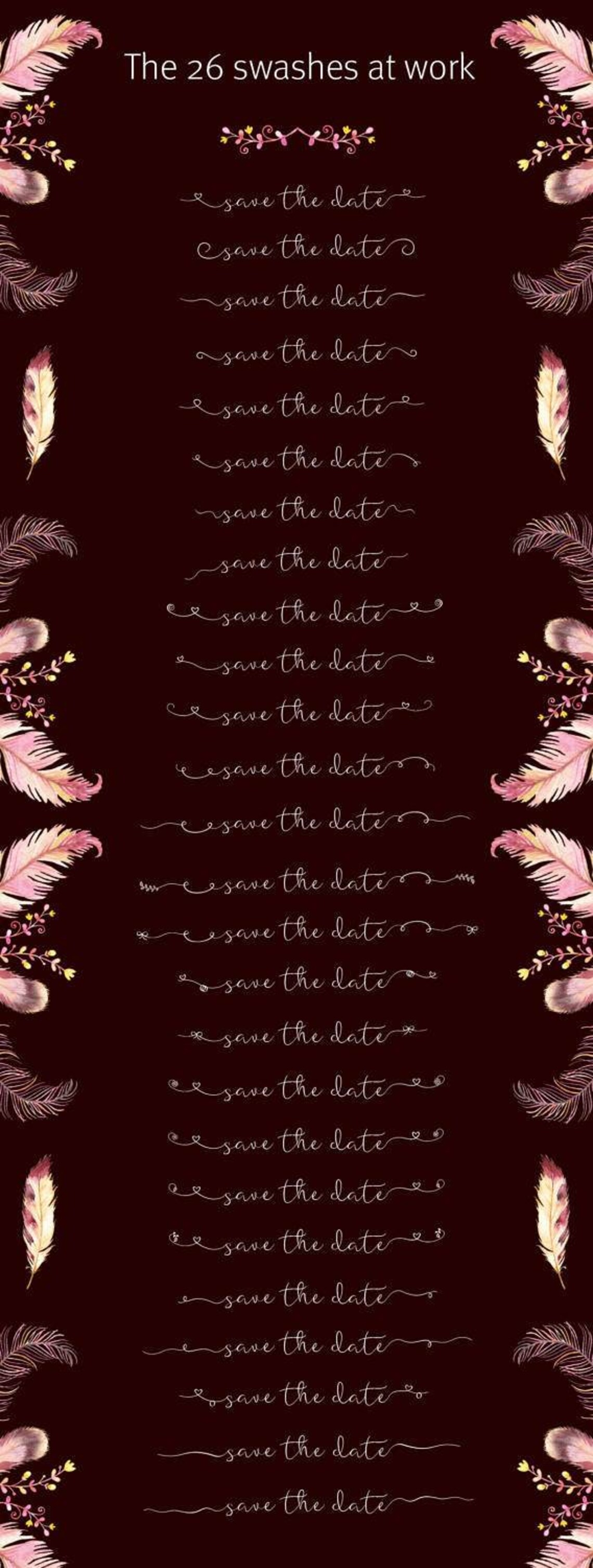 Wedding Font Script Font Featherly Font Calligraphy Font Cursive Font ...