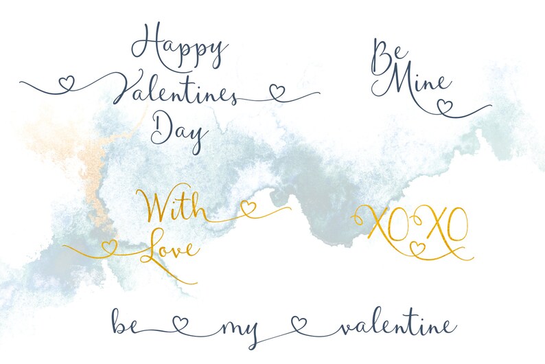 Waterfalls Font Modern Calligraphy Font Featherly Font Heart Font ...