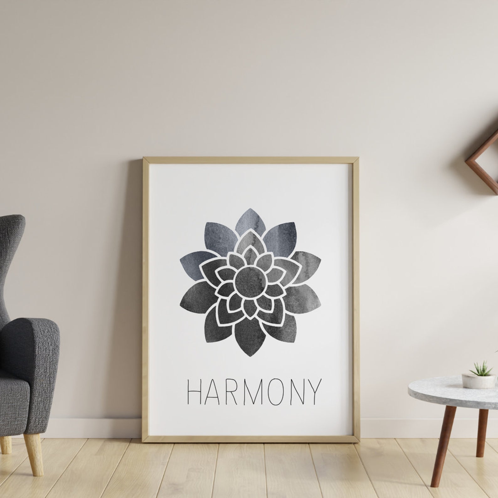 Minimalist Zen Printable Wall Art, Set of 3 Boho Black Poster, Bedroom ...