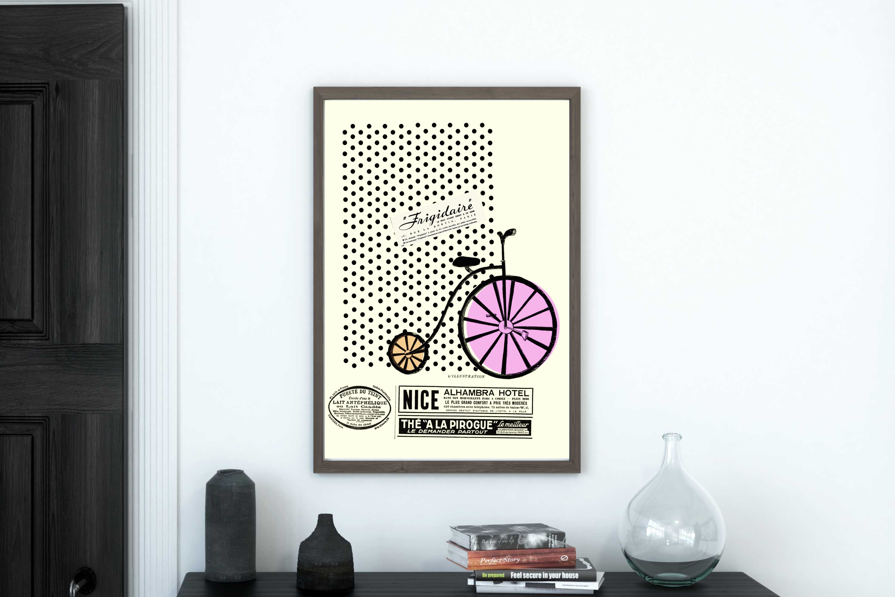 Vintage Bicycle Printable Poster Bicycle Art Bicycle - Etsy