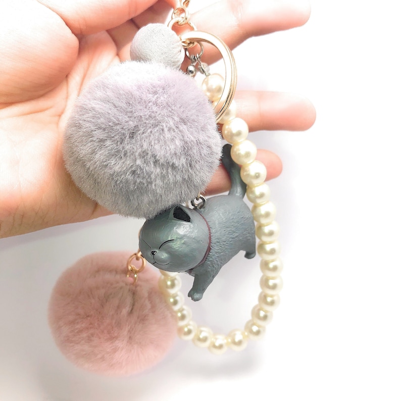 Japanese Cat Bag Charm/ Keychain Soft Cat Bag Charm/ Keychain | Etsy