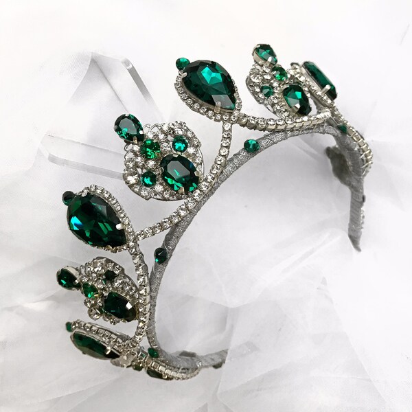 Emerald Tiara - Etsy