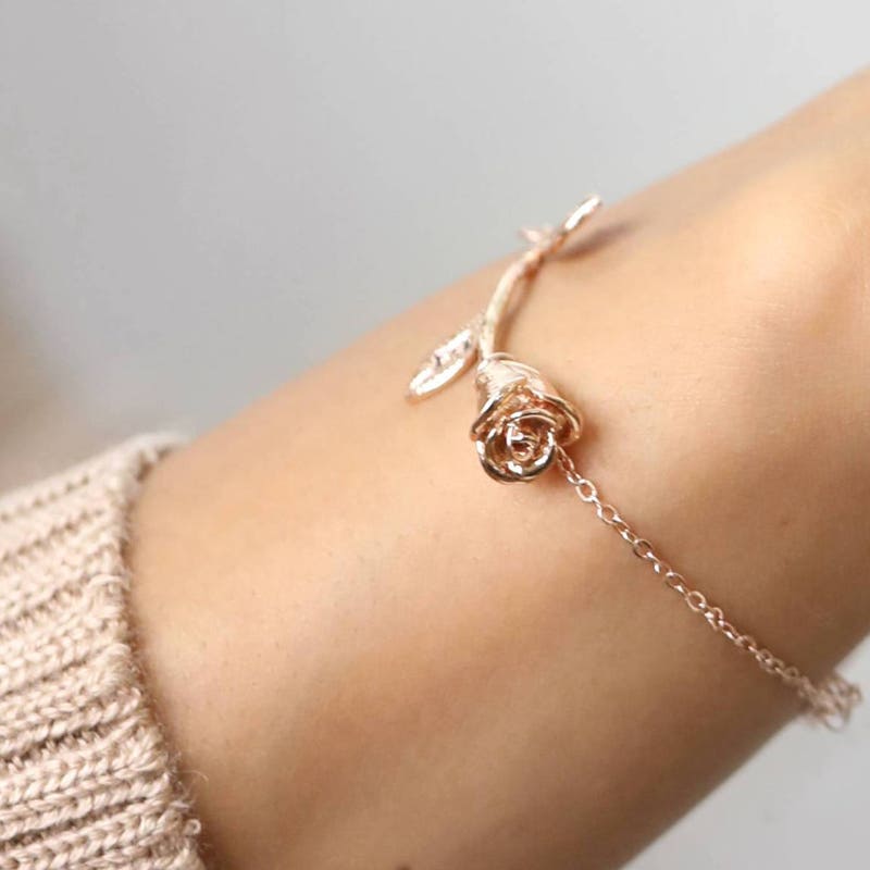 Rose Bracelet - Etsy