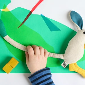 Ecofriendly Soft Toy Jerboa Plushie Organic Toy Ecotoy - Etsy