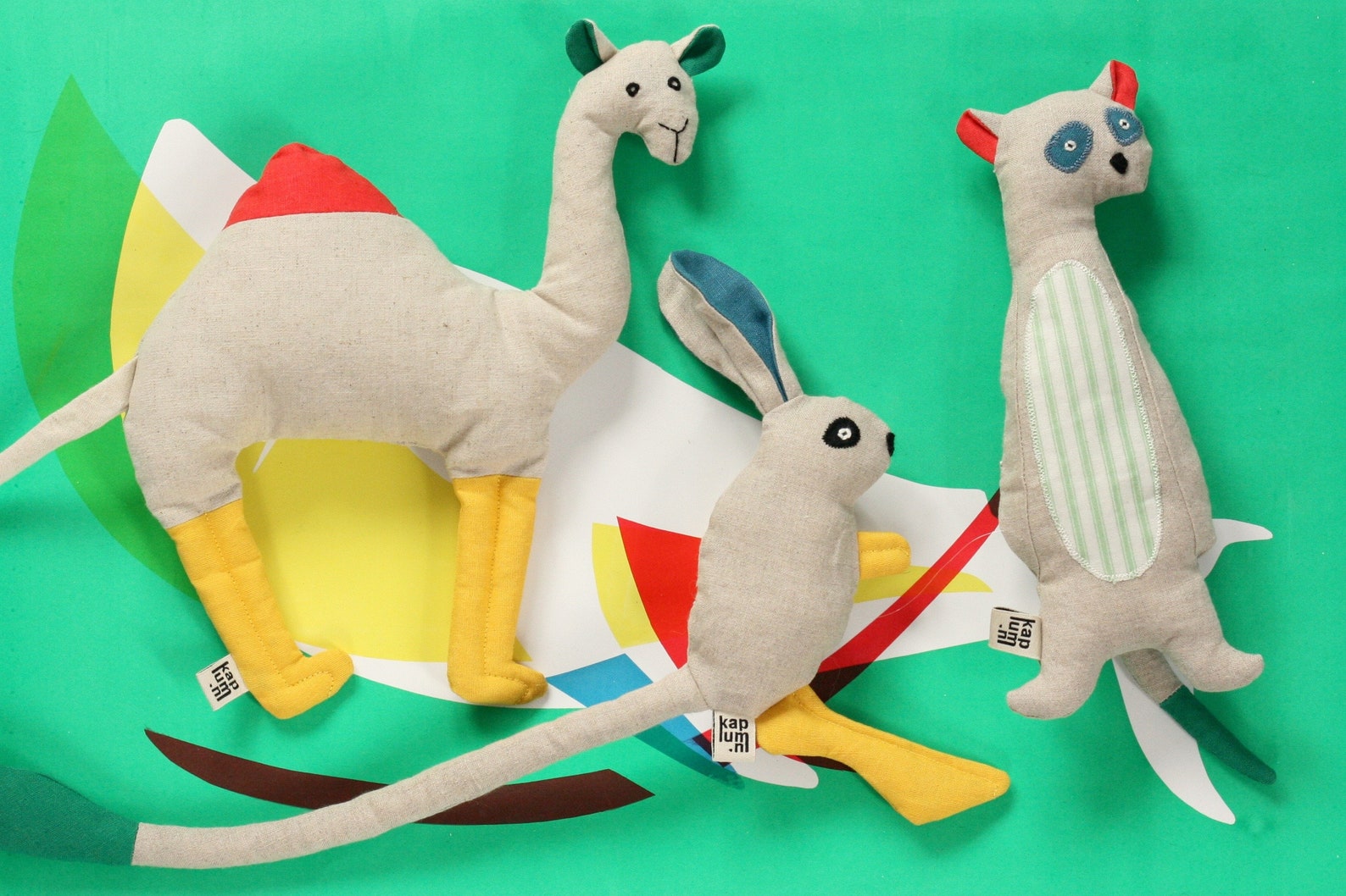 Ecofriendly Soft Toy Jerboa, Plushie, Organic Toy, Ecotoy, Baby Shower ...