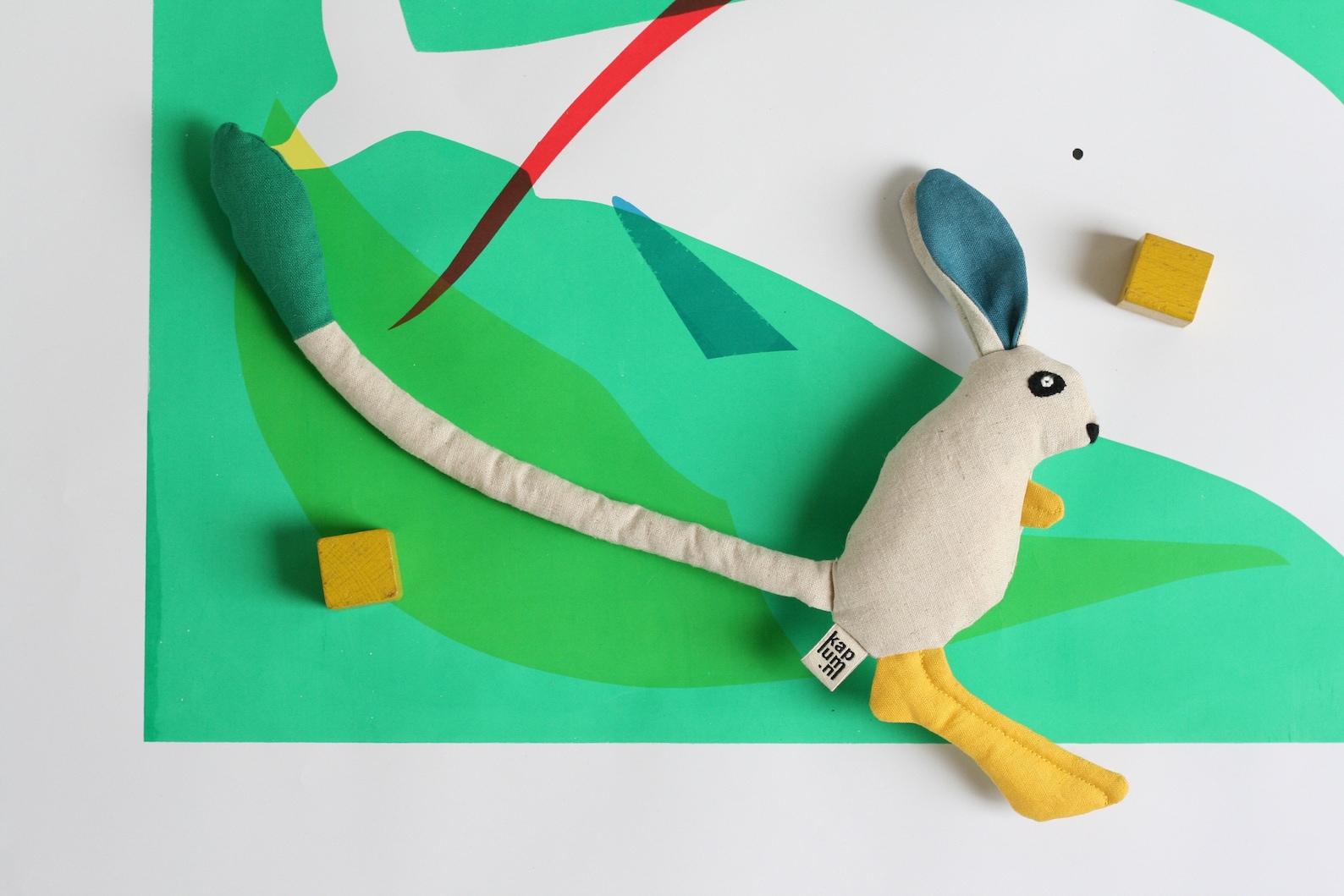 Ecofriendly Soft Toy Jerboa, Plushie, Organic Toy, Ecotoy, Baby Shower ...