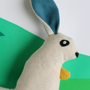 Ecofriendly Soft Toy Jerboa, Plushie, Organic Toy, Ecotoy, Baby Shower ...