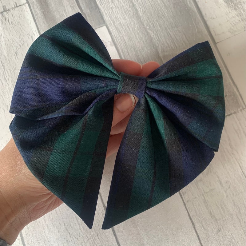 Clip on Tartan Bow Tie - Etsy UK