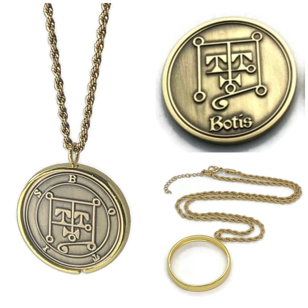 BOTIS Demon Sigil Ars Goetia King Solomon Coin Seal Talisman 1fitall ...