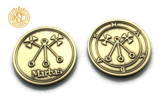 MARBAS Margas Barbas Demon Sigil Ars Goetia King Solomon Coin - Etsy