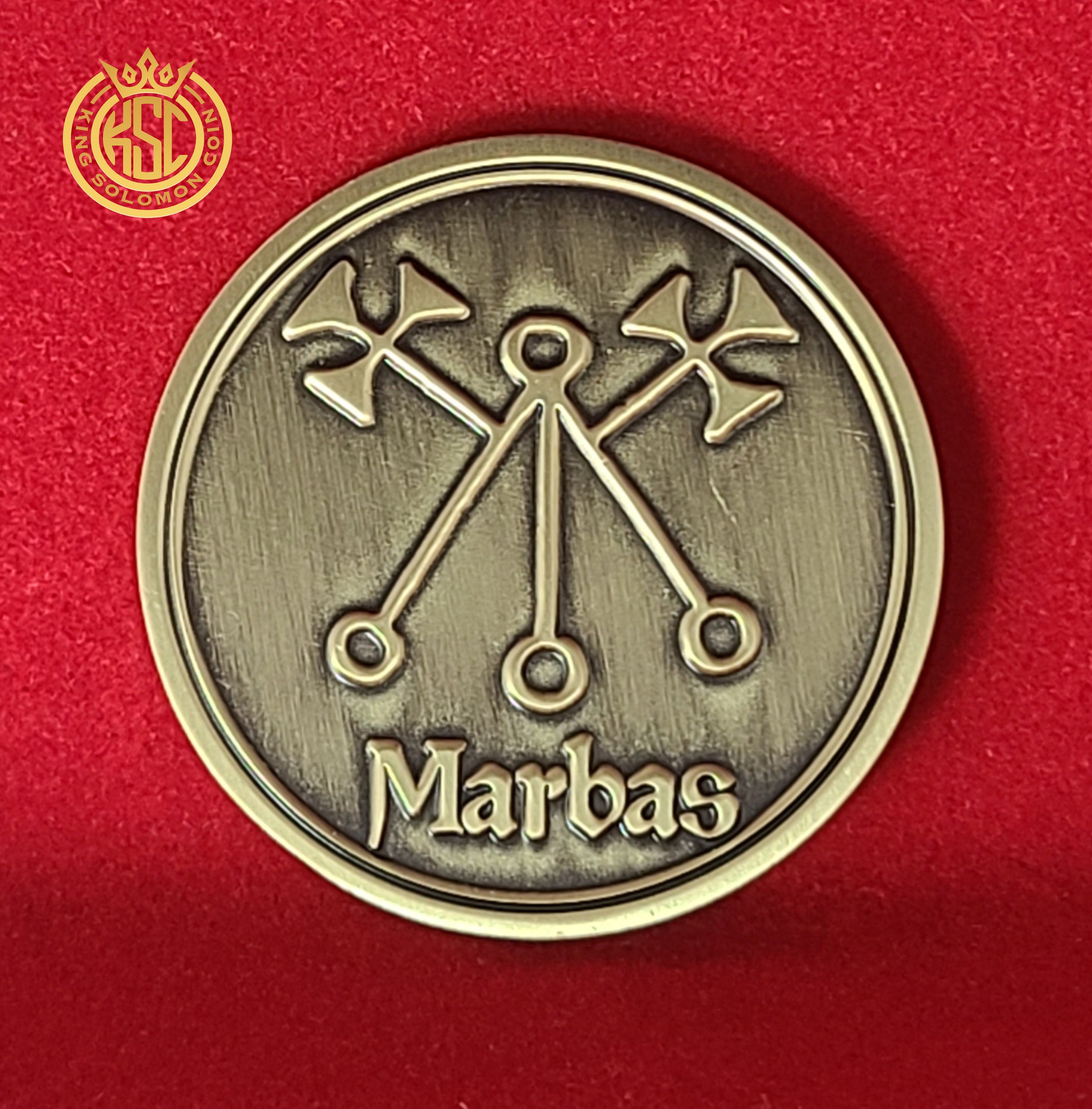 MARBAS Margas Barbas Demon Sigil Ars Goetia King Solomon Coin - Etsy