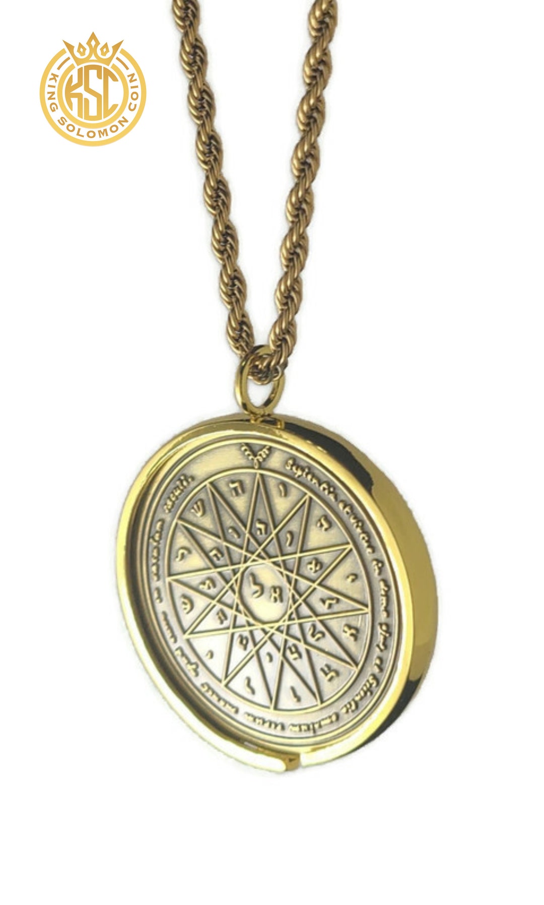 Fourth Pentacle of Mercury Necklace, Reveal Hidden Knowledge Talisman ...
