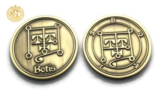 BOTIS Demon Sigil Ars Goetia King Solomon Coin Seal Talisman - Etsy