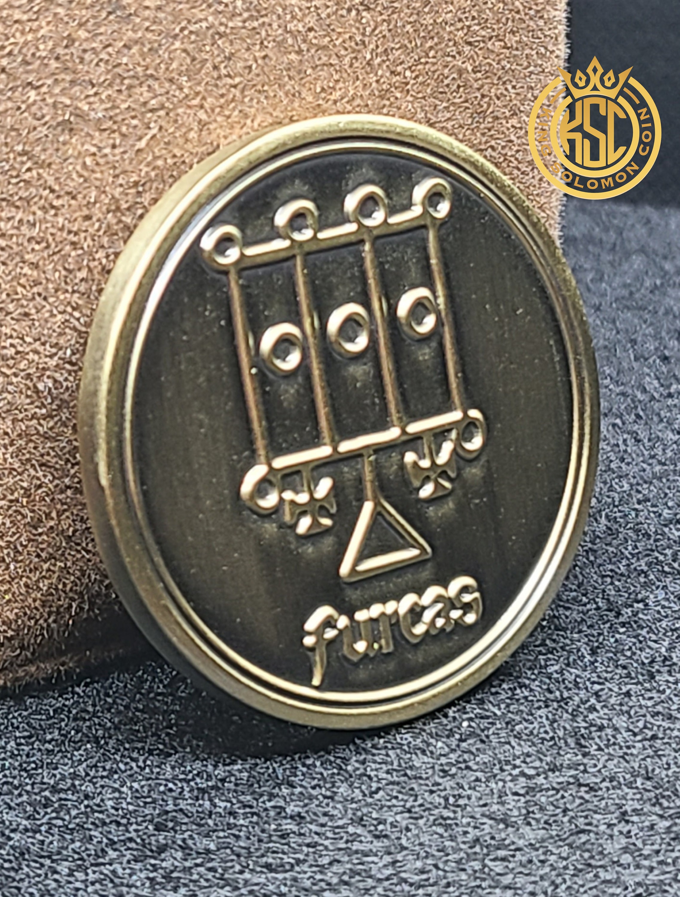 FURCAS Demon Sigil Ars Goetia King Solomon Coin Seal Talisman - Etsy Israel