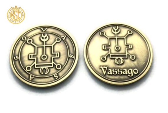 VASSAGO Pruflas Busas Demon Sigil Ars Goetia King Solomon Coin - Etsy