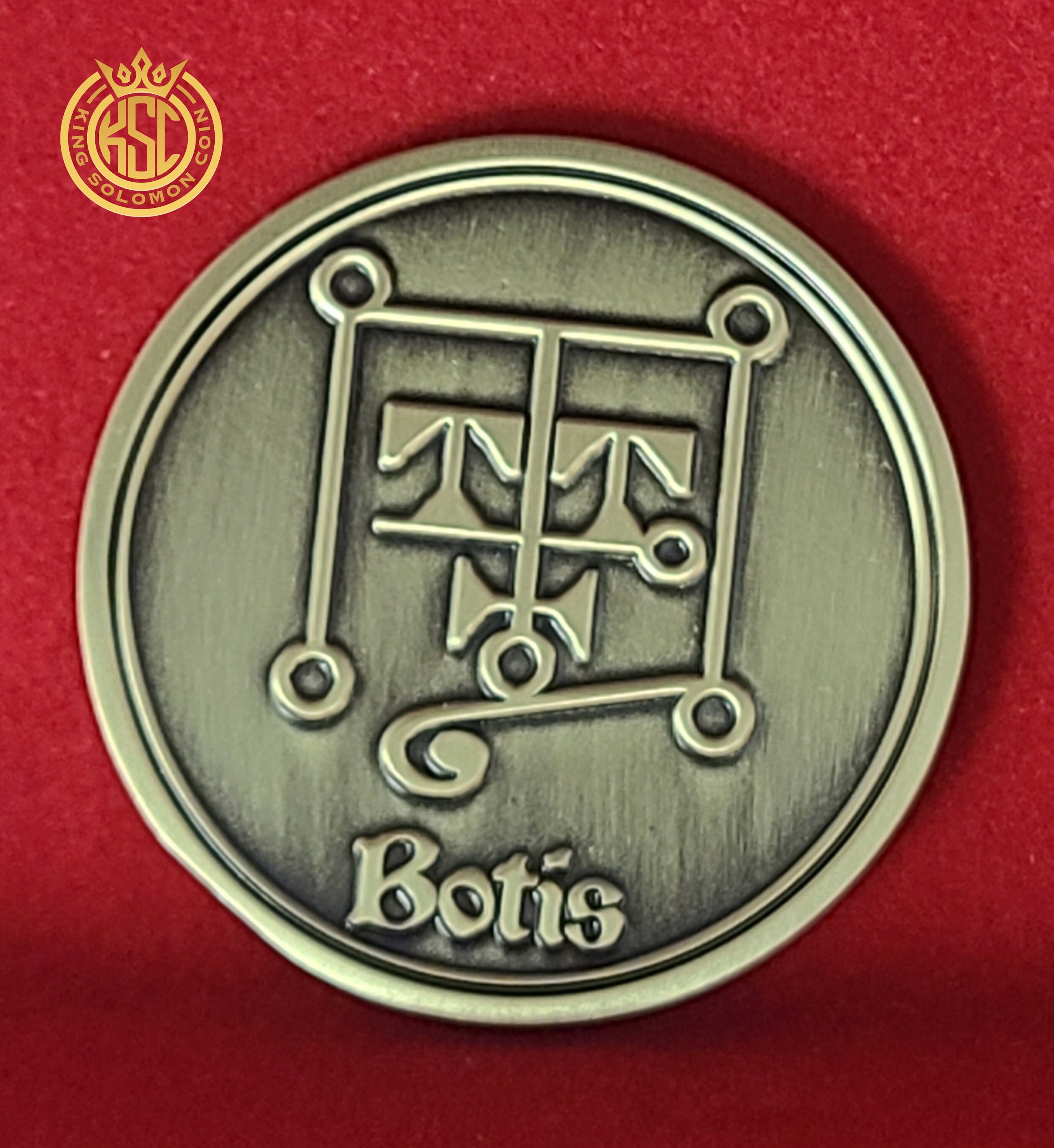 BOTIS Demon Sigil Ars Goetia King Solomon Coin Seal Talisman - Etsy Ireland