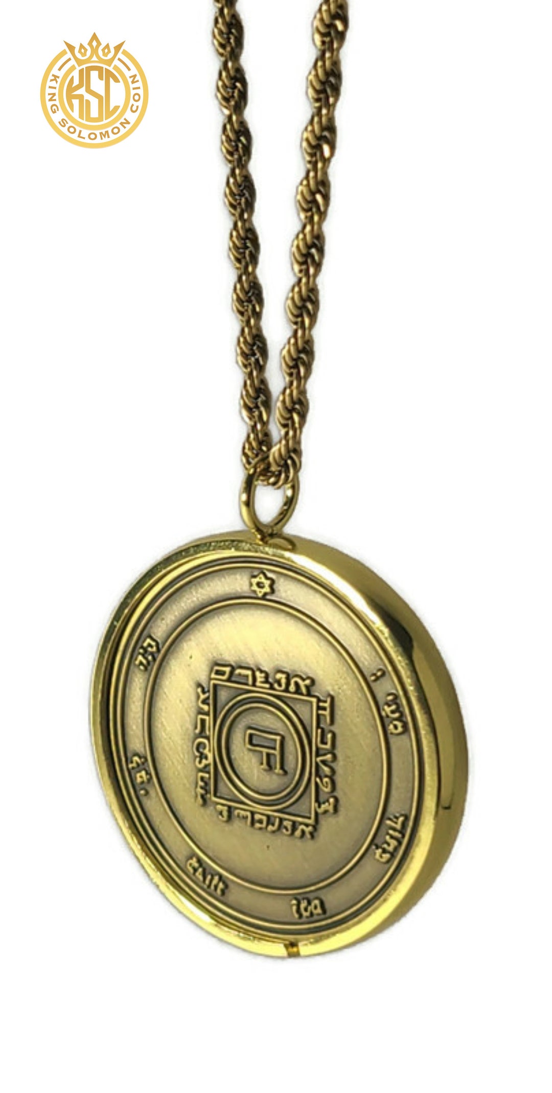 Fifth Pentacle of Venus + 72 Names of God + 1fitall King Solomon Coin ...