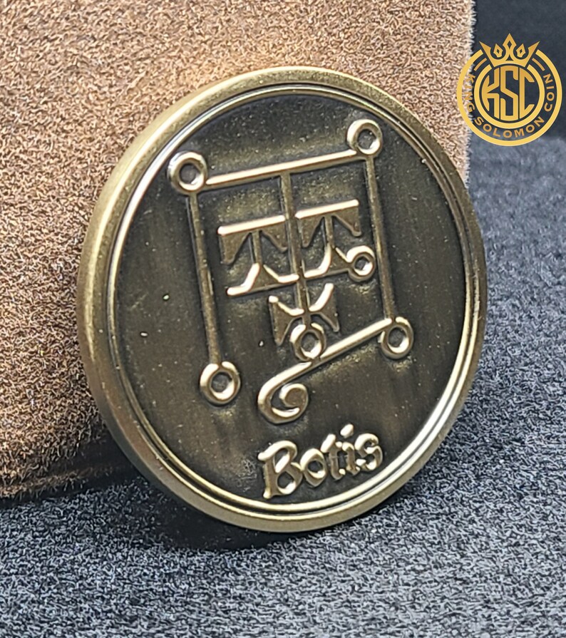 BOTIS Demon Sigil Ars Goetia King Solomon Coin Seal Talisman - Etsy Ireland