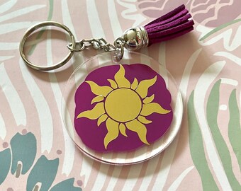 Tangled Keychain - Etsy