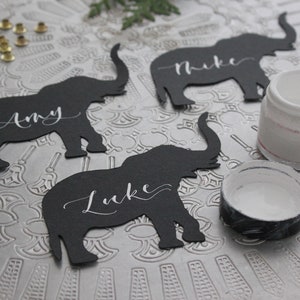 Elephant Style Place Cards Name Place Cards Name Tags | Etsy