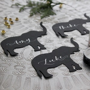 Elephant Style Place Cards Name Place Cards Name Tags - Etsy