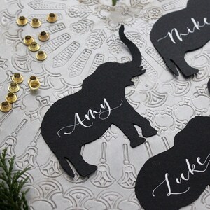 Elephant Style Place Cards Name Place Cards Name Tags - Etsy