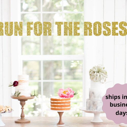 Run for the Roses Banner Kentucky Derby Party Banner Derby - Etsy